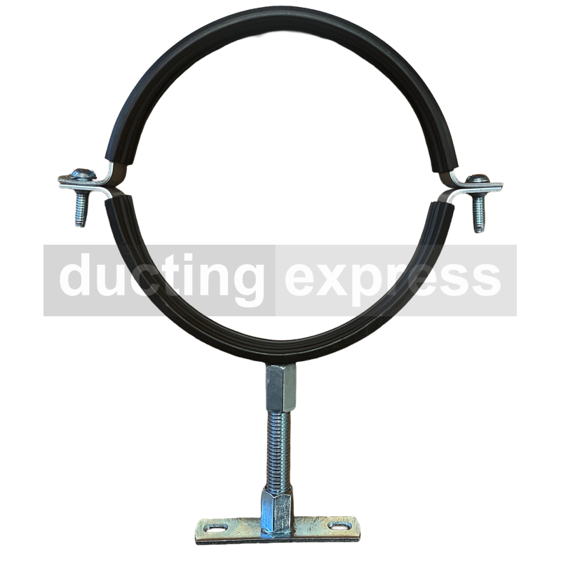 Rubber Lined Suspension Clip With Hanger Bolt | Ducting Express