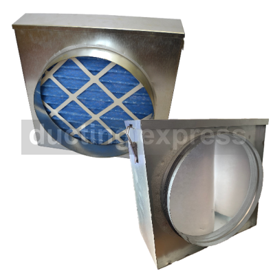 Inline Filter Boxes and Spare Filters Ducting Express